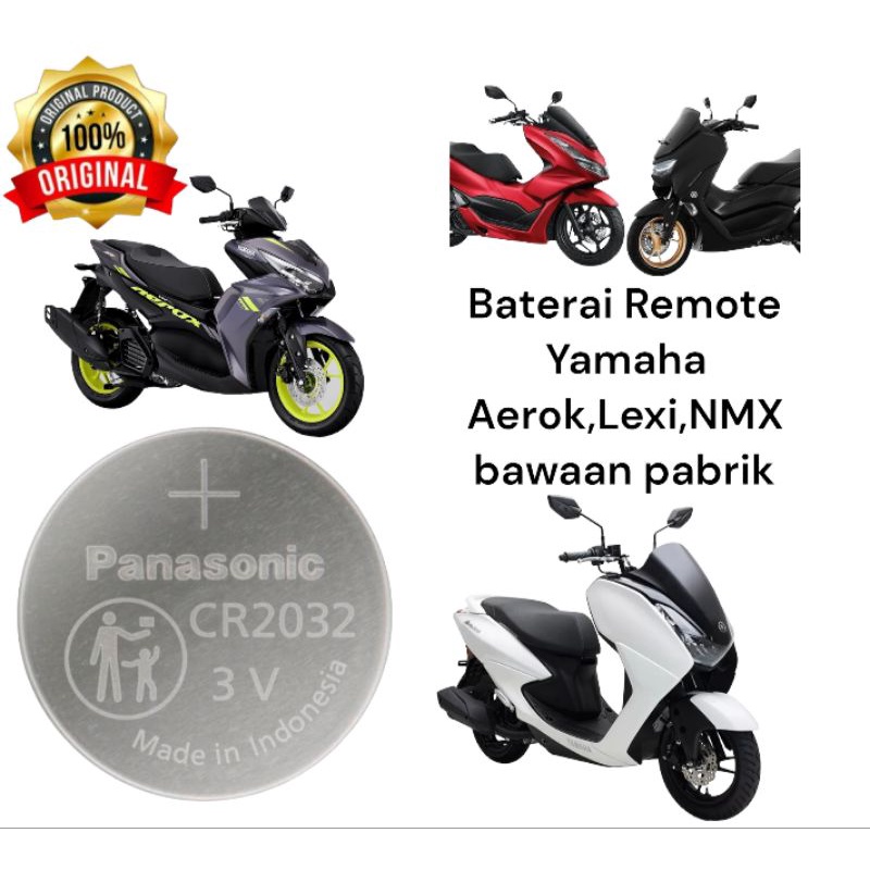 Jual Baterai Remote Yamaha Aerok Lexi NMX Original Bawaan Pabrik ...