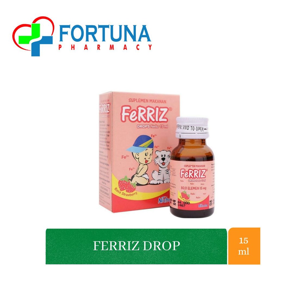 Jual Ferriz Drop 15 ml | Suplemen zat besi pada anak | Shopee Indonesia