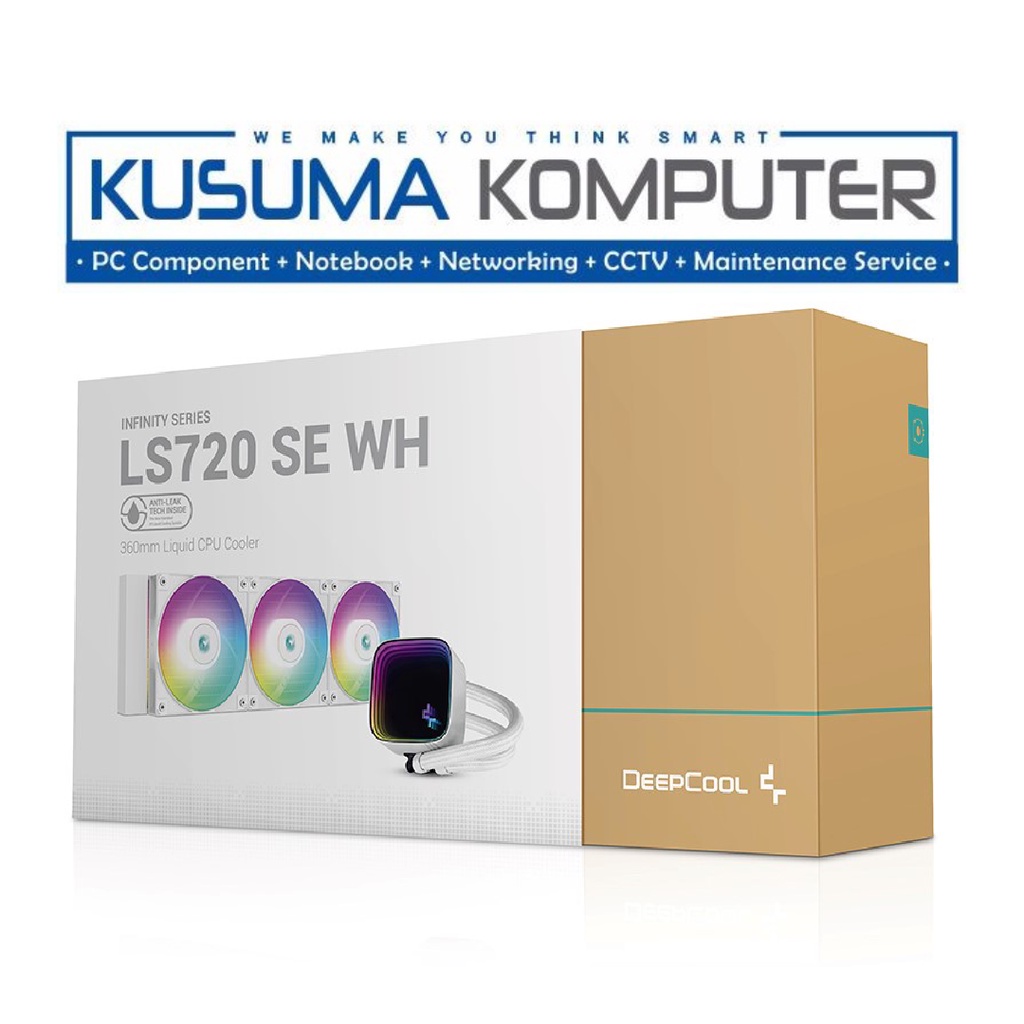 Jual DeepCool LS720 SE ARGB White liquid CPU cooler | Shopee Indonesia