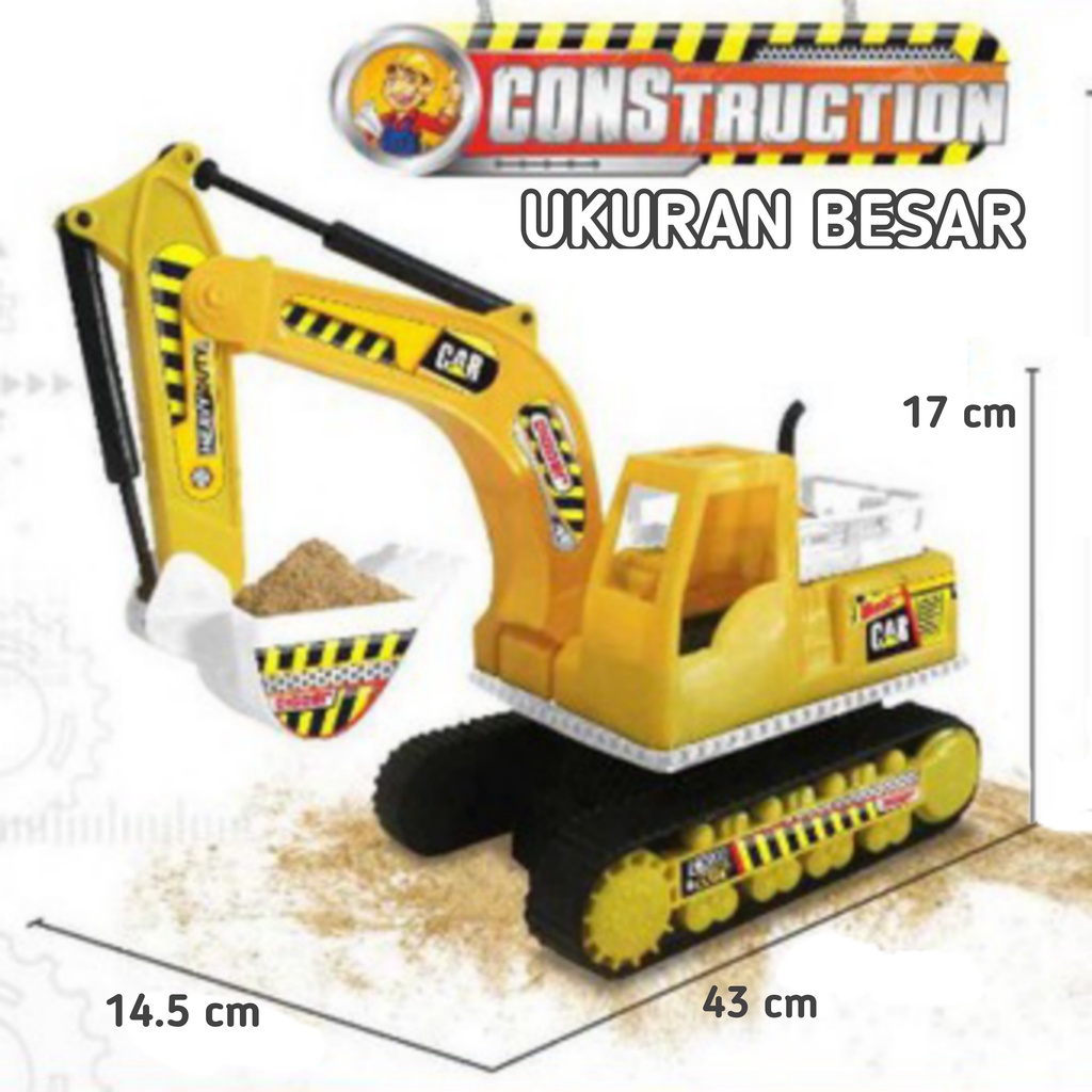 Jual Excavator mainan Besar Truk Backhoe mobil konstruksi atau truk ...