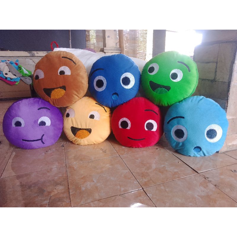 Jual bantal emoticon emoji emot bulat Diameter 40 cm | Shopee Indonesia