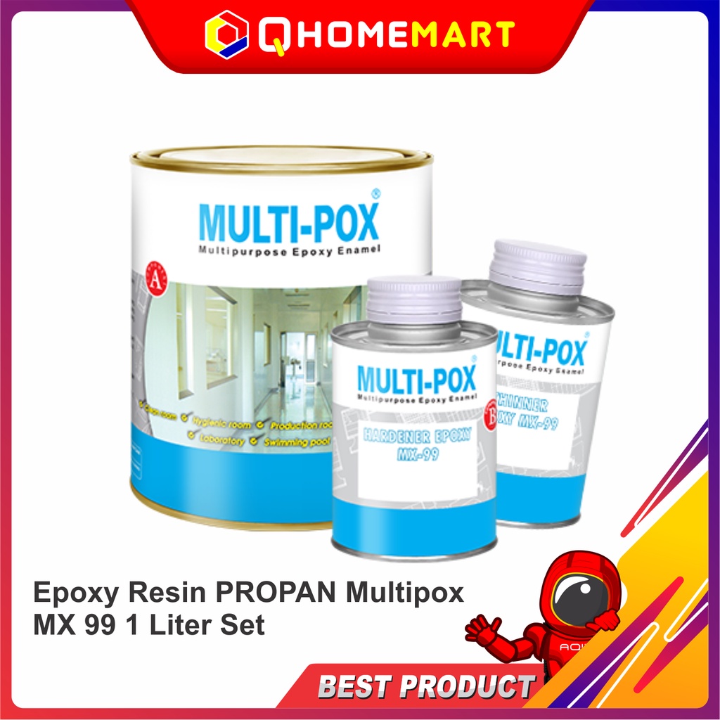 Jual Epoxy Resin PROPAN Multipox MX 99 1 Liter Set | Shopee Indonesia