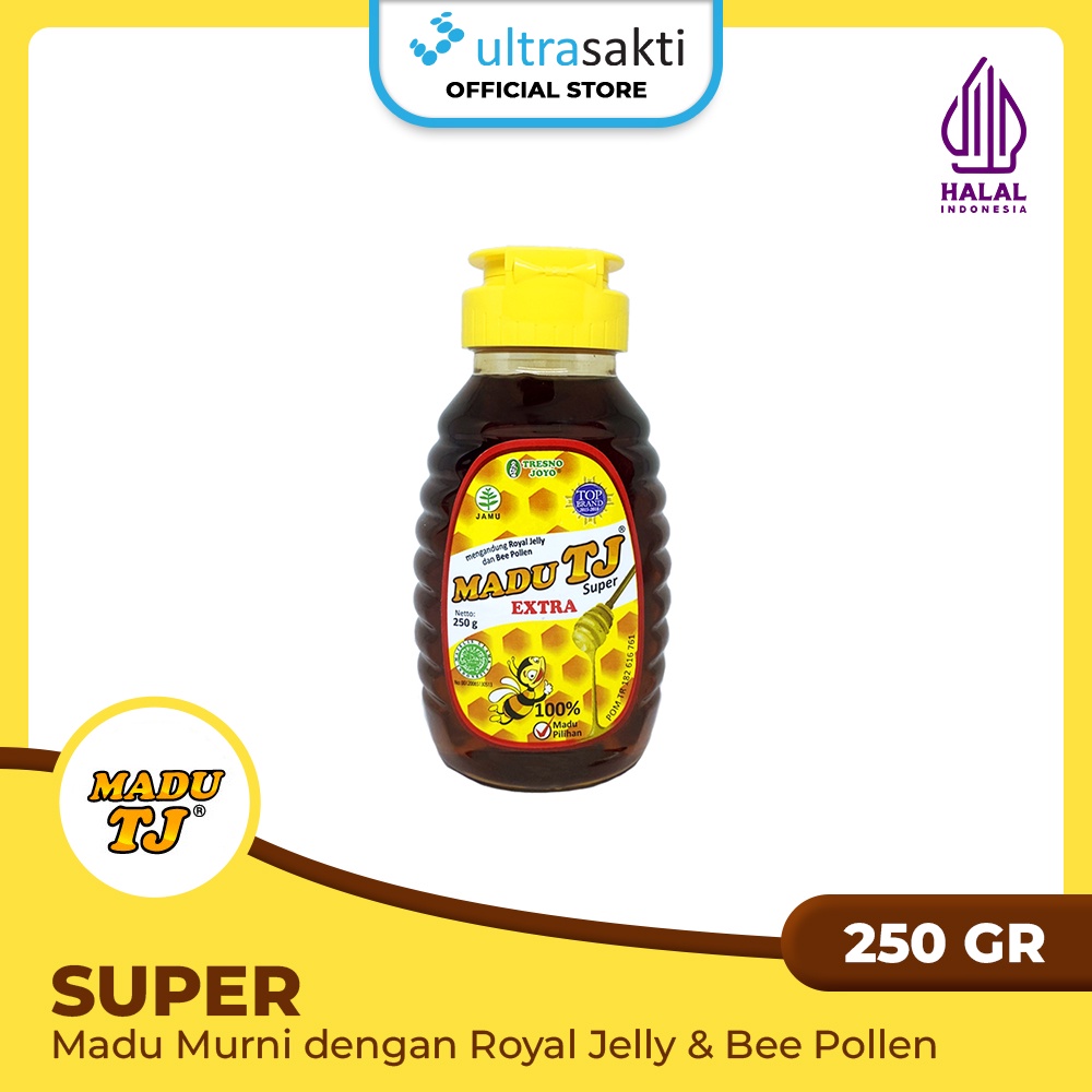 Jual Madu TJ Super 250gr - Madu Murni dengan Tambahan Royal Jelly & Bee ...