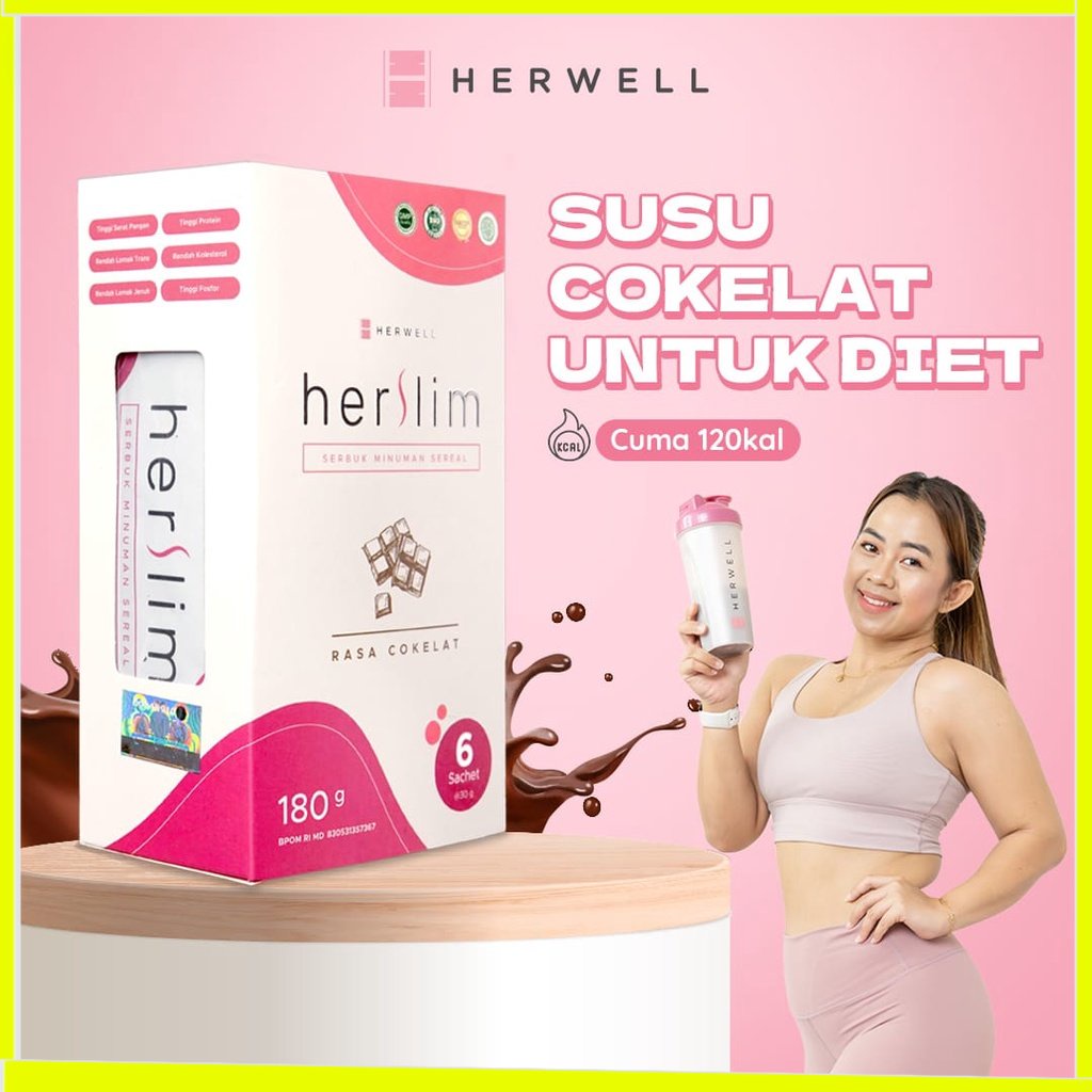 Jual Herslim Fun Sized 6 Sachet - Meal Replacement Kaya Nutrisi Rendah ...