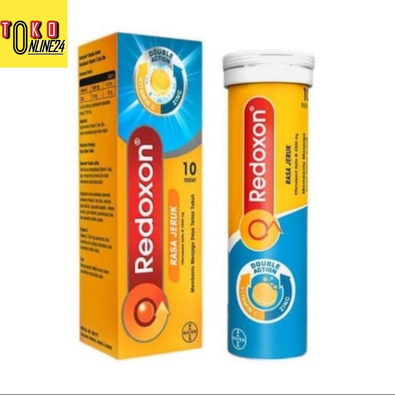 Jual Redoxon Triple Action Tablet/Vitamin C,D & Zinc Suplemen - Isi 10 ...