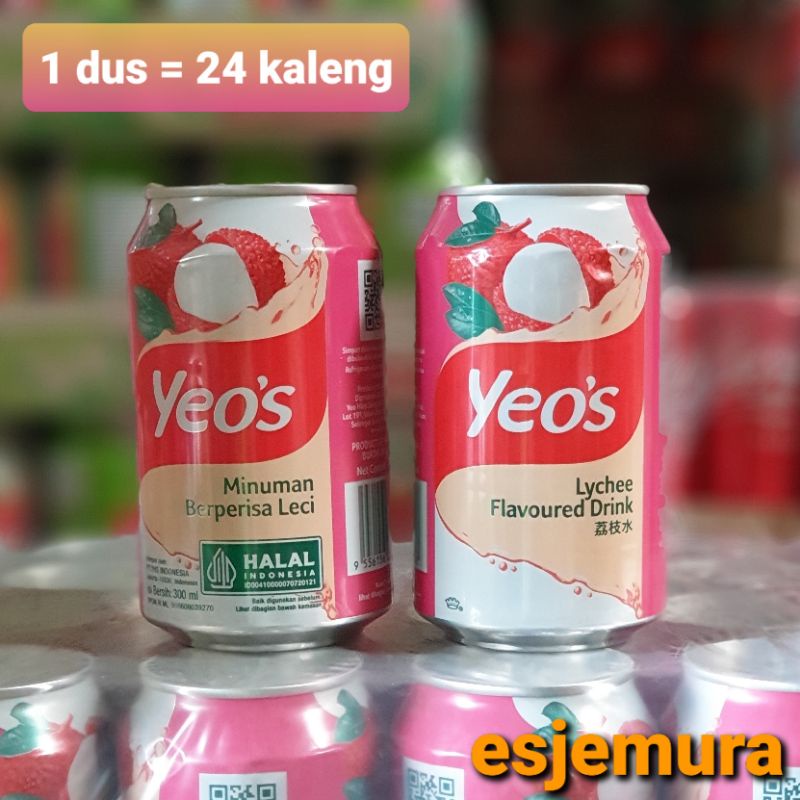 Jual Yeos Leci / Lychee / Minuman Rasa Leci per dus | Shopee Indonesia
