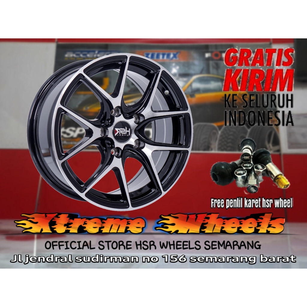 Jual velg racing ertiga ring 15 velg mobil hsr wheel r15 lebar 7 et42 ...