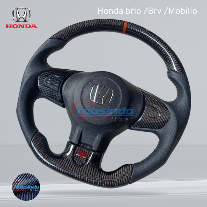 Jual stir carbon Honda Brio / Mobilio / Brv sport design | Shopee Indonesia