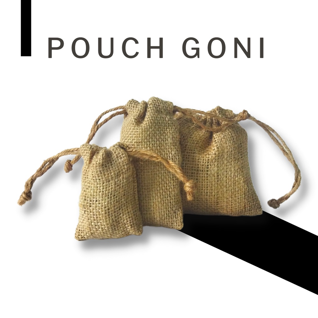 Jual Pouch Bag Goni 11x12cm - Kantong Serut Mini - Wadah Pengharum ...