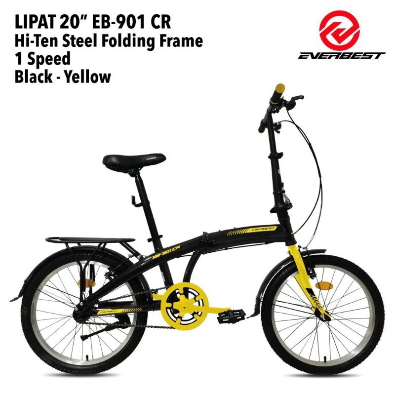Jual Sepeda Lipat Everbest 901 Ukuran 20 inch Single Speed Boncengan ...