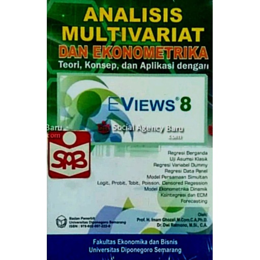 Jual Analisis Multivariat dan ekonometrika teori konsep dan aplikasi dengan Eviews 8 - Imam ...