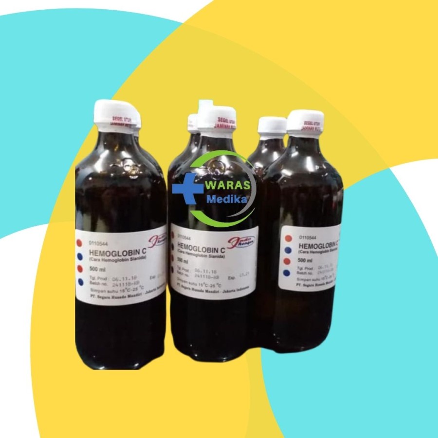 Jual INDO REAGEN Larutan Hemoglobin C Drabkin 500ml HEMOGLOBINE C 500 ML | Shopee Indonesia