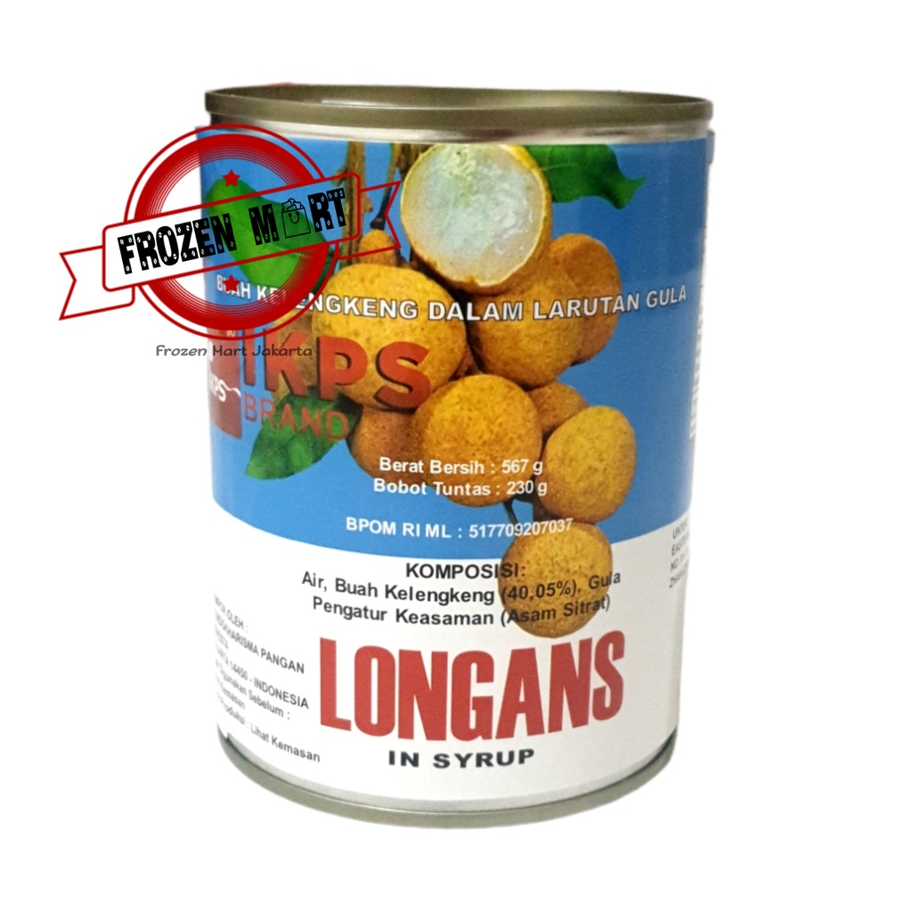 Jual IKPS Longan in Syrup / Buah Lengkeng Kaleng / Longan Kaleng 567 Gr ...