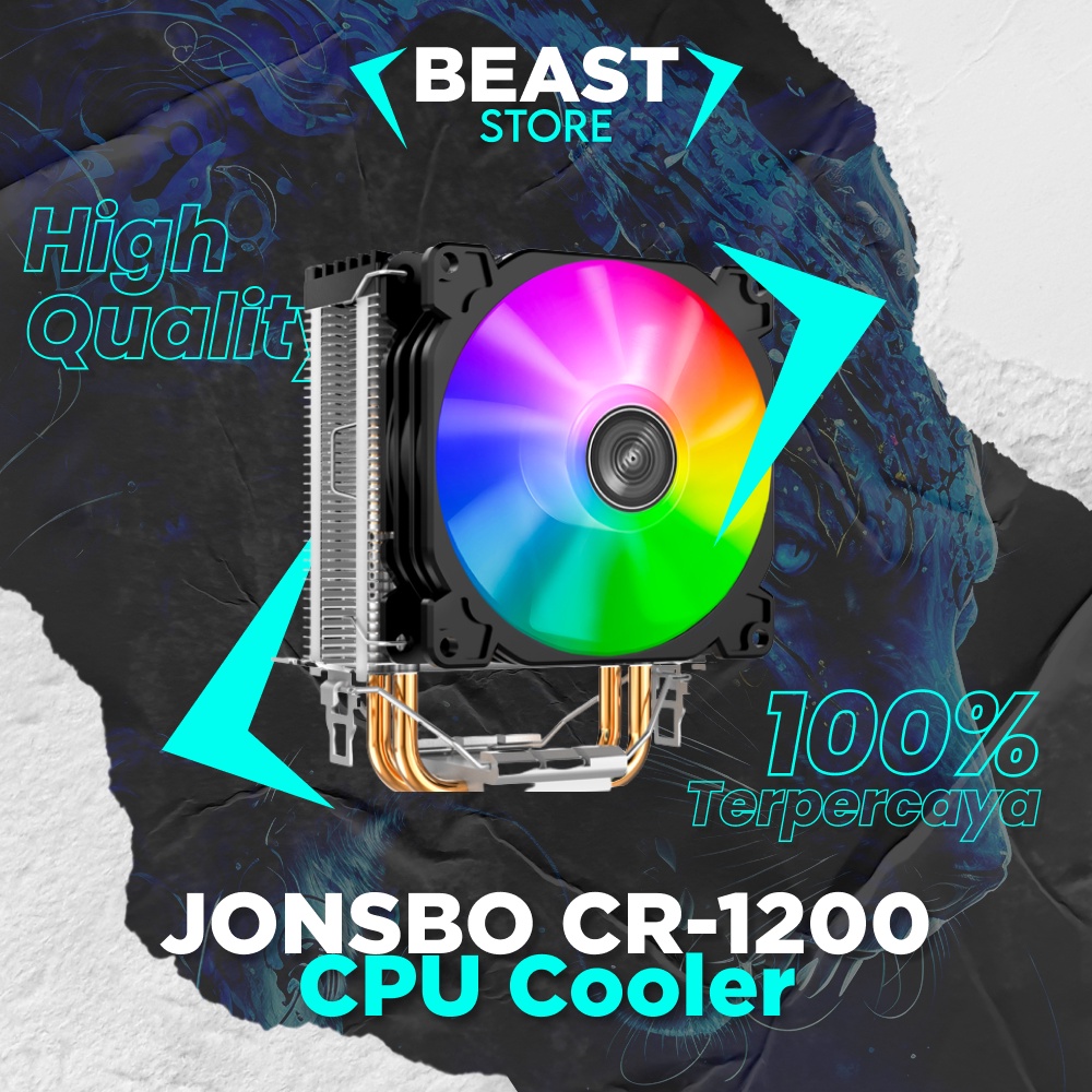 Jual JONSBO CR-1200 CPU FAN COOLING / HSF COOLER RGB | Shopee Indonesia