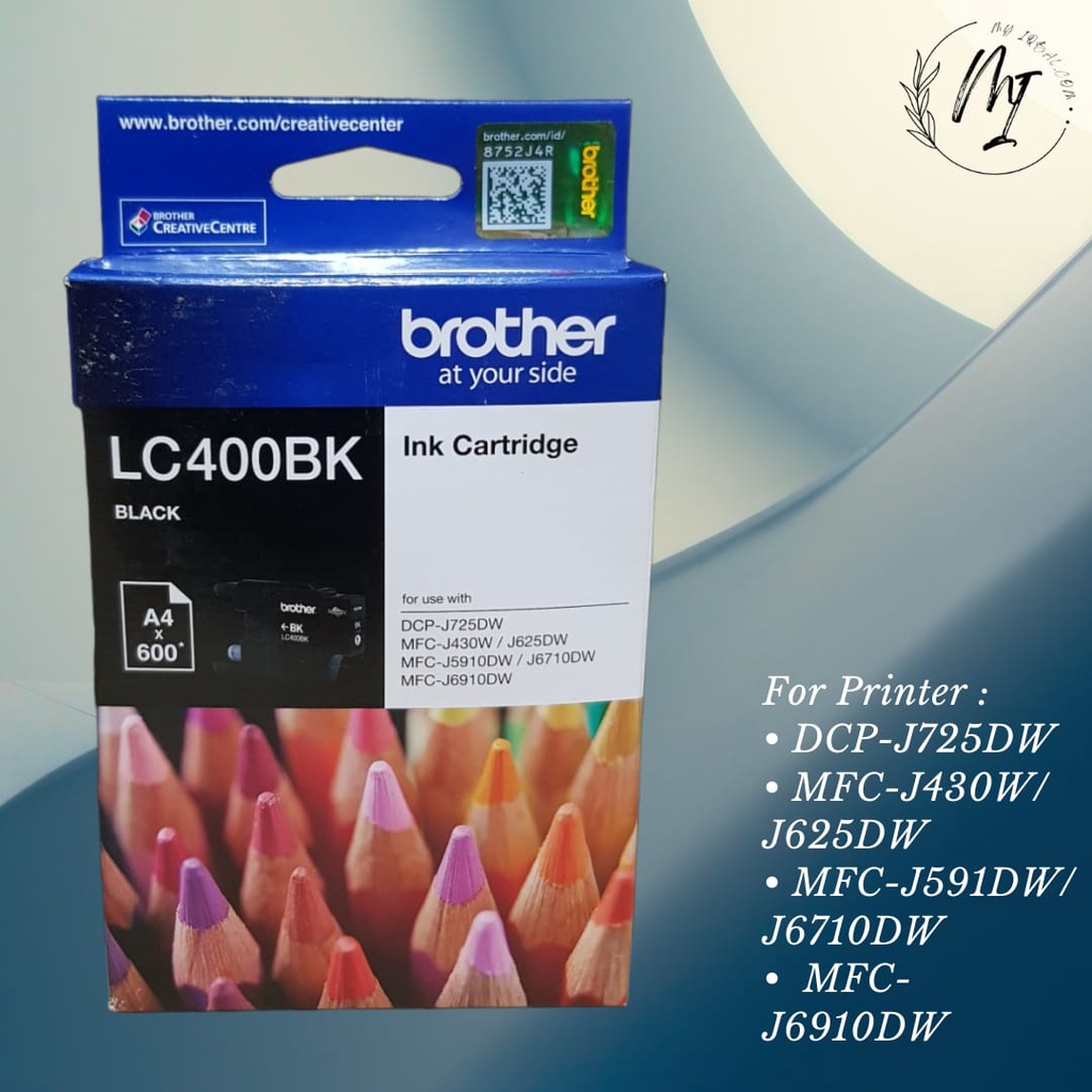Jual Tinta Catridge Brother LC400 Black Original | Shopee Indonesia