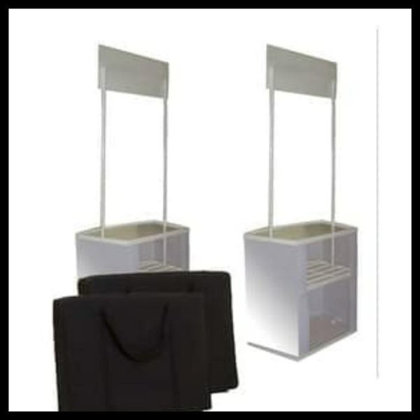 Jual Booth Event Desk Lengkap dengan stiker dan tas boothnya | Shopee ...