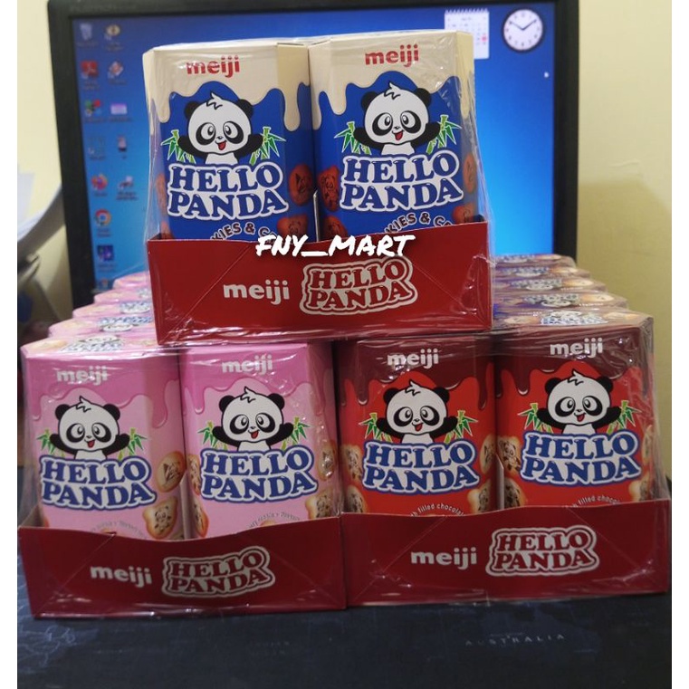 Jual Hello Panda Biskuit Meiji ( 1 Box isi 10 pcs ) | Shopee Indonesia