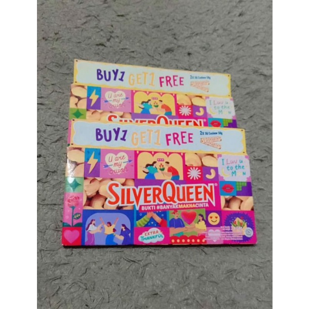 Jual Silverqueen Edisi Valentine Buy1get1 Free ( 2x58gr ) | Shopee ...