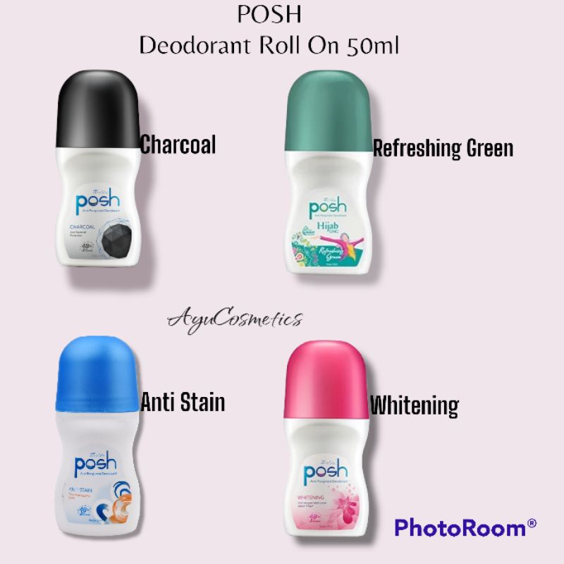 Jual POSH Anti Perspirant Deodorant Roll On 50ml | Shopee Indonesia