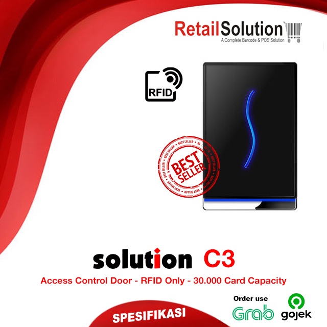 Jual Mesin Absensi Access Door Control Pintu Kartu RFID - Solution C3 ...