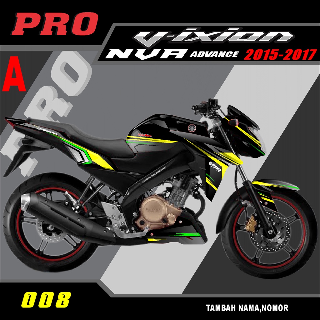 Jual Sticker motor custon vixion nva full body | decal sticker variasi ...