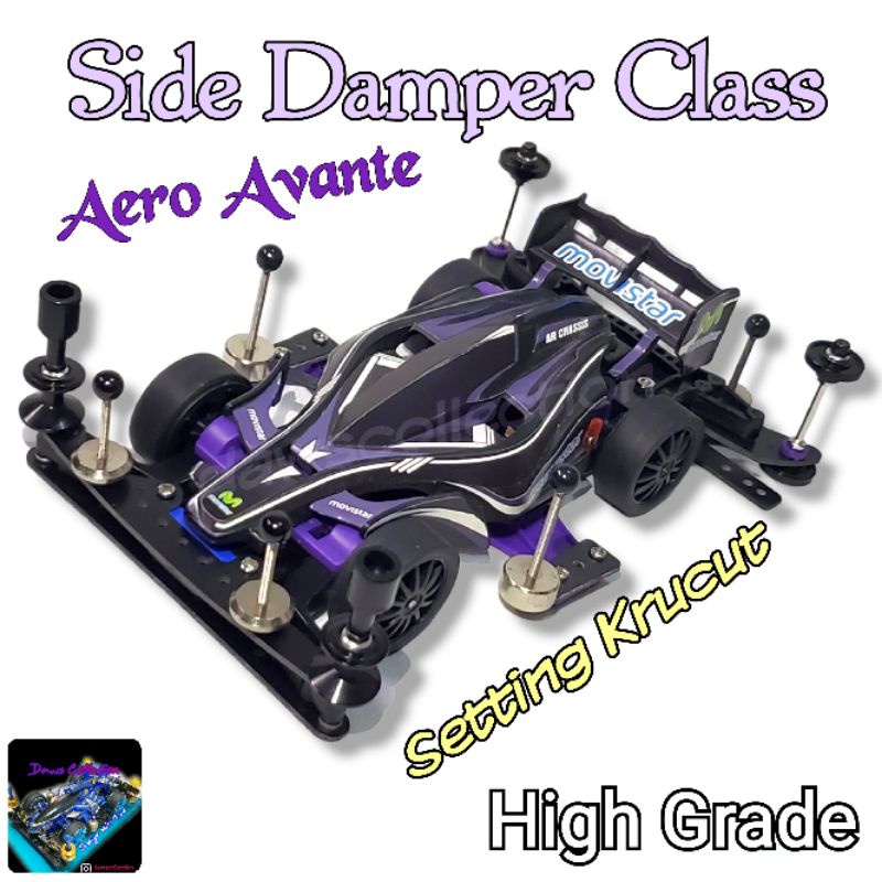Jual Tamiya mini4wd Side Damper 50 chassis super ii - Aero Avante Black ...