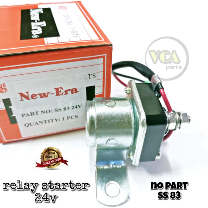 Jual RELAY STARTER HINO RANGER/FUSO/PS 190 24V NO PART SS 83 NEW ERA ...