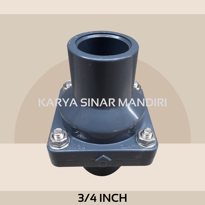 Jual Klep Check Valve Pvc 3/4 Inch Socket / Klep Tabok | Shopee Indonesia