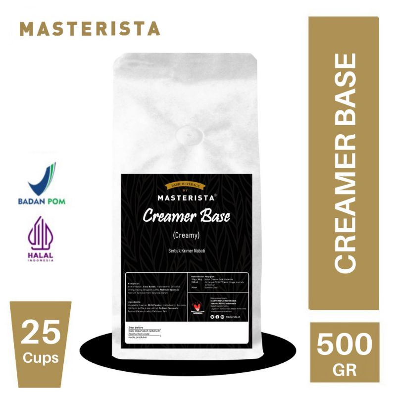 Jual Masterista powder creamer base creamy / creamer non dairy | Shopee ...