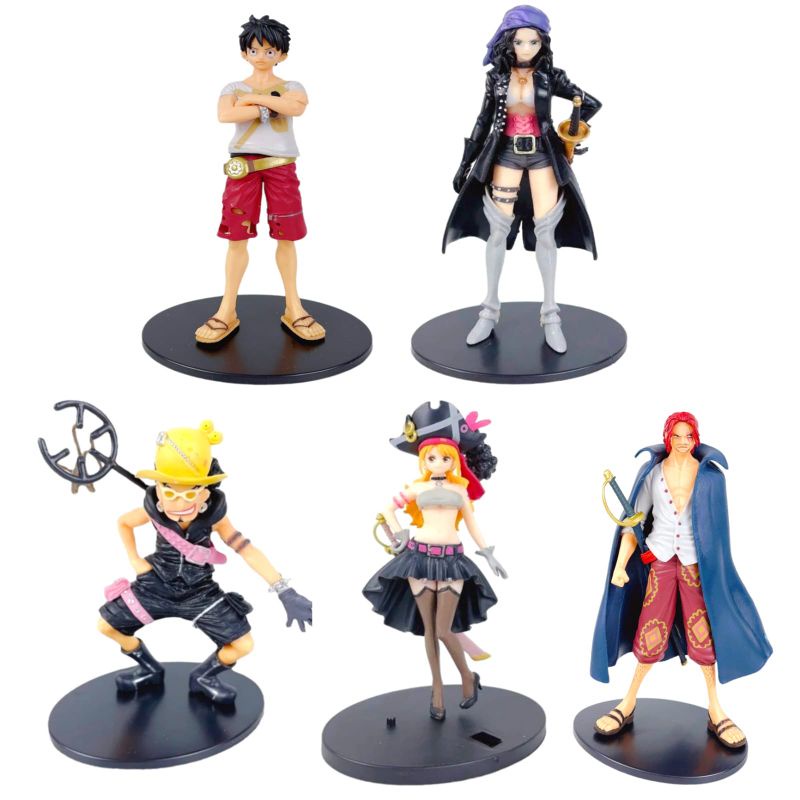 Jual Figure One piece Monkey D Luffy Niko Robin Grand Line Shnaks Usop ...