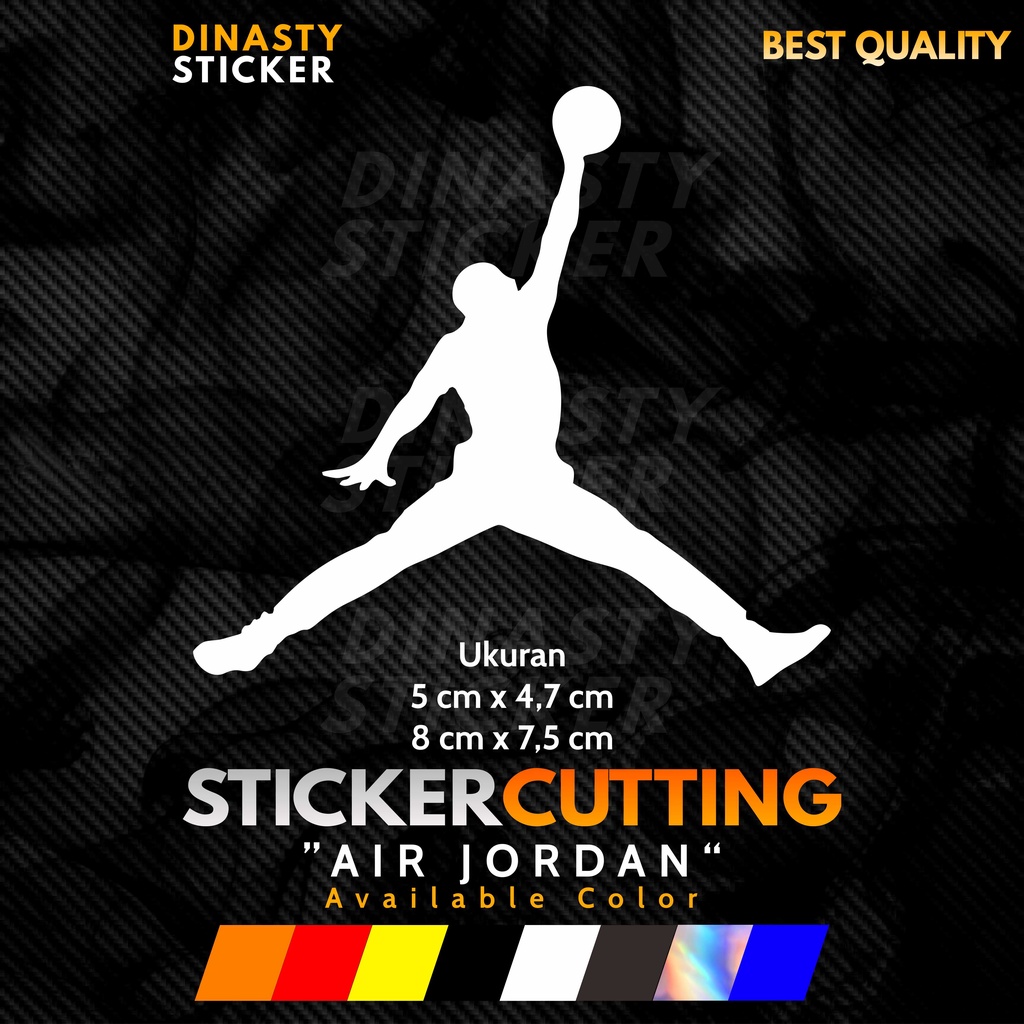 Jual STICKER STIKER CUTTING VIRAL BASKETBALL AIR JORDAN | Shopee Indonesia