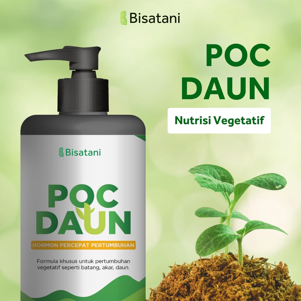 Jual Bisatani - Nutrisi Percepat Pertumbuhan Tanaman POC DAUN Pupuk ...