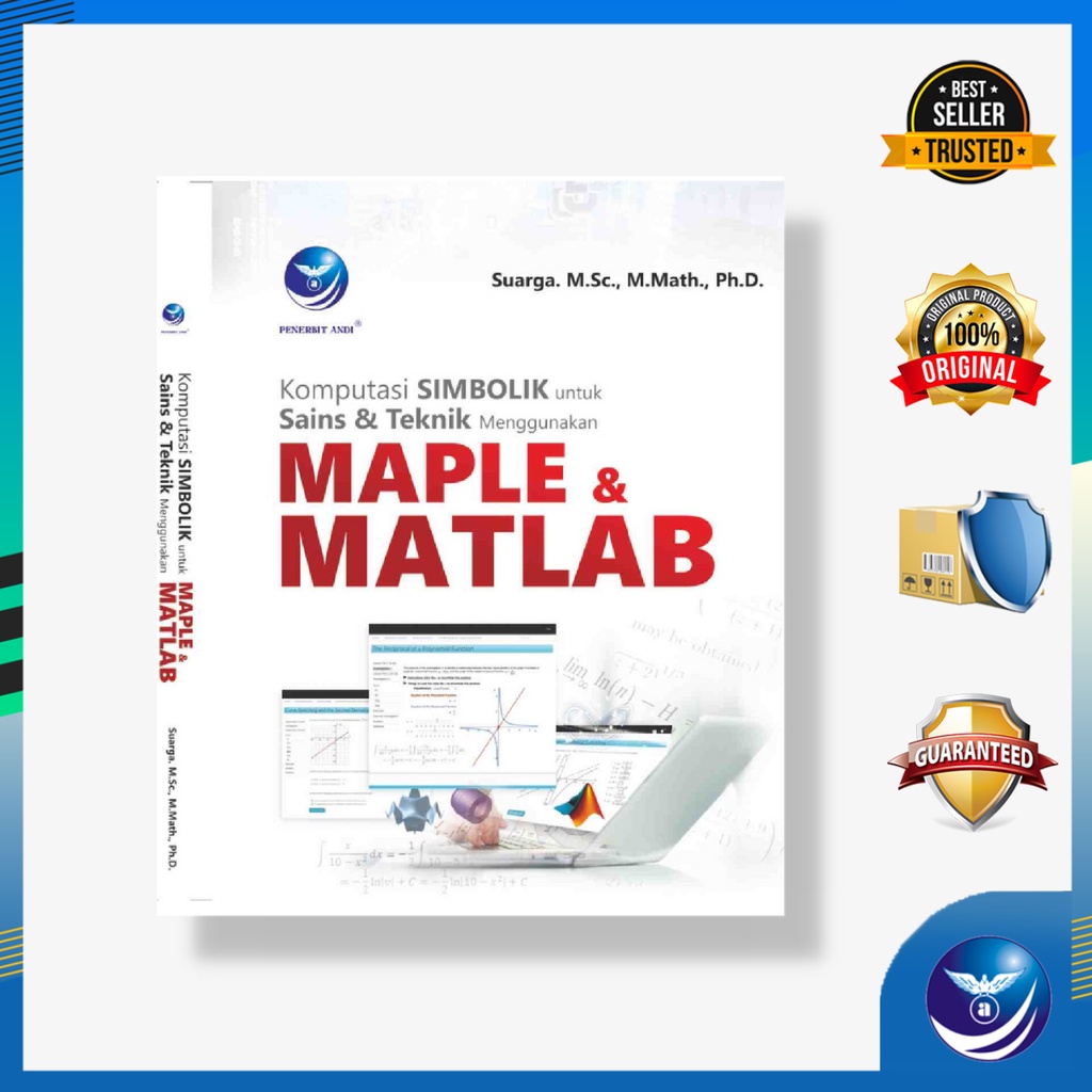 Jual Komputasi Simbolik Sains Dan Teknik Menggunakan Maple Dan Matlab - Suarga, Drs.,M.Sc.,M ...