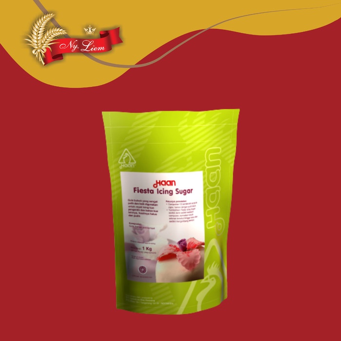Jual HAAN Fiesta Icing Sugar / Gula Halus 1kg | Shopee Indonesia