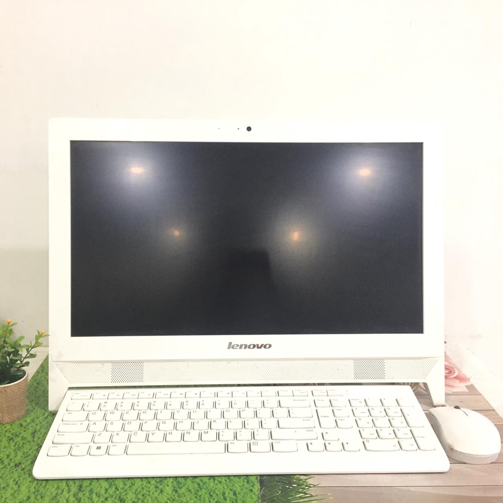 Jual PC AiO Lenovo C20 RAM 4GB HDD 500GB 20" FullHD WiFi DVD Siap Pakai ...