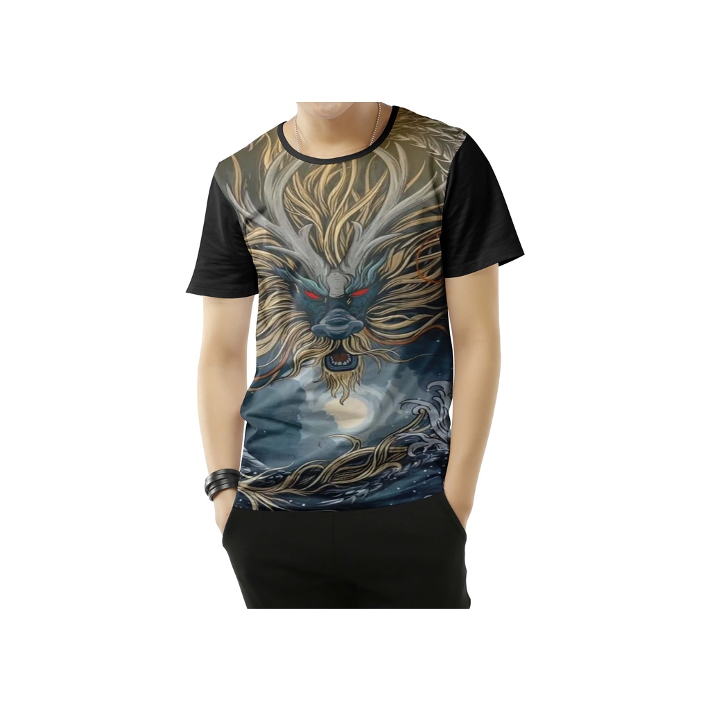 Jual baju kaos naga fullprinting kaos naga premium kaos desain custom ...