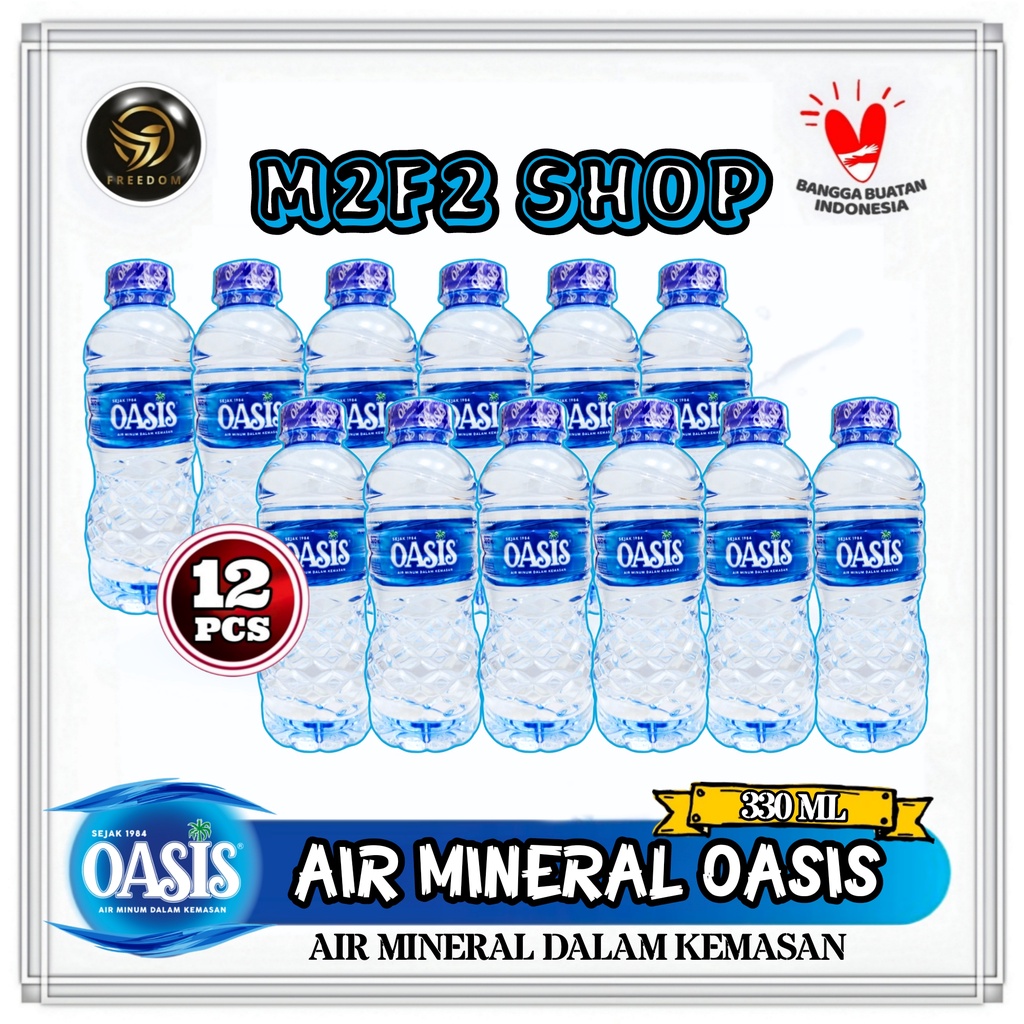 Jual Air Mineral Oasis Botol Mini Pet - 330 ml (Kemasan 12 Pcs ...