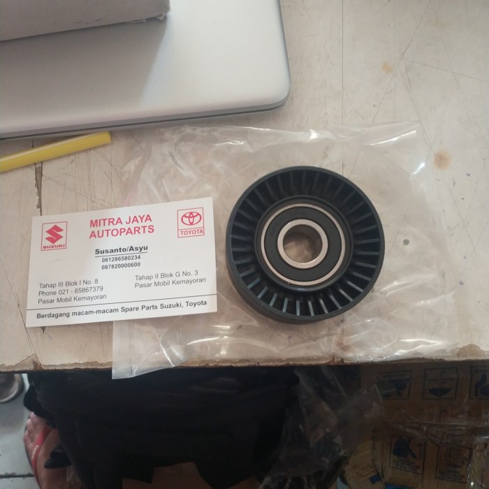 Jual Bearing Laher pulley tensioner adjuster fan belt Altis Wish ...