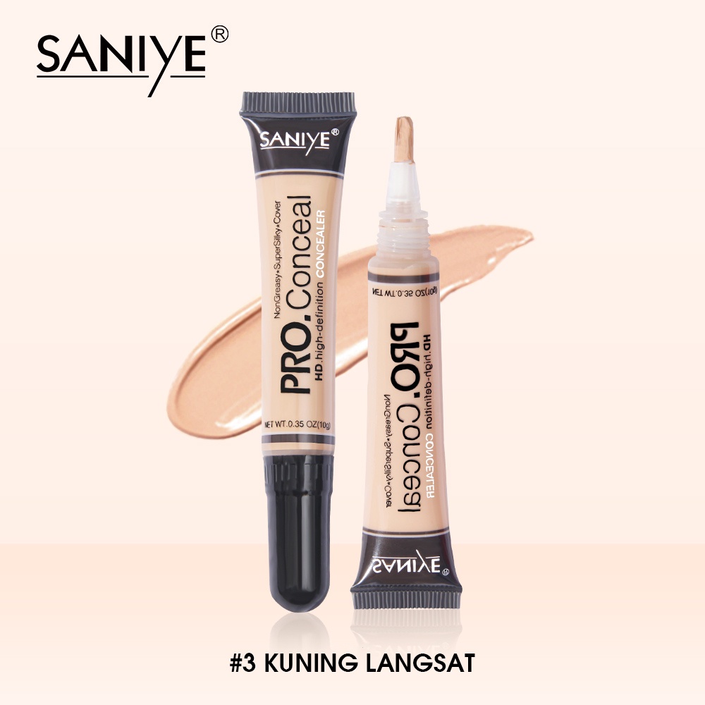 Jual SANIYE [BPOM] Concealer Waterproof Wajah Full Coverage Color ...