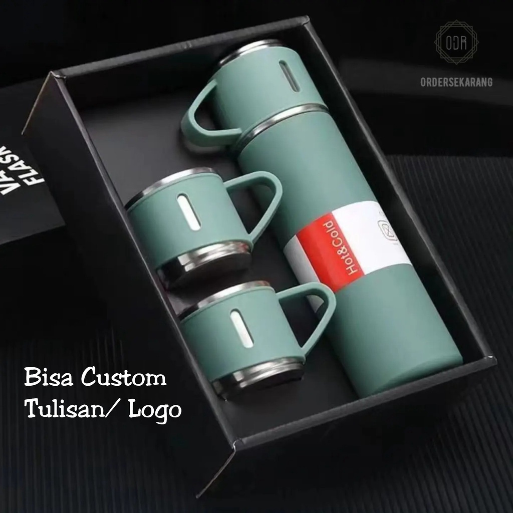 Jual TUMBLER VACUUM FLASH SET TUMBLR TERMOS BOTOL MINUM SOUVENIR KADO ...