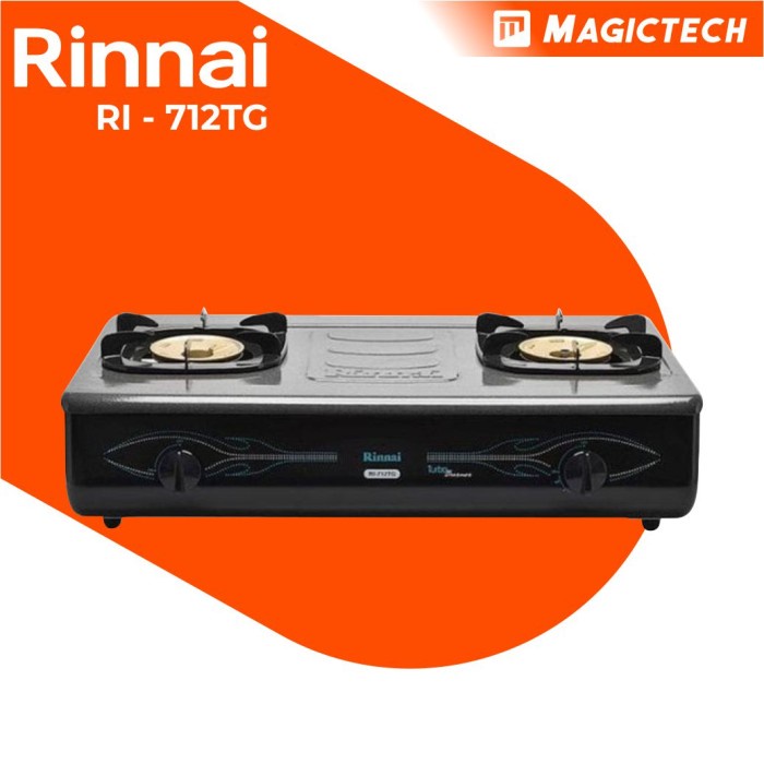Jual KOMPOR GAS RINNAI 2 TUNGKU RI-712TG / RI712TG | Shopee Indonesia