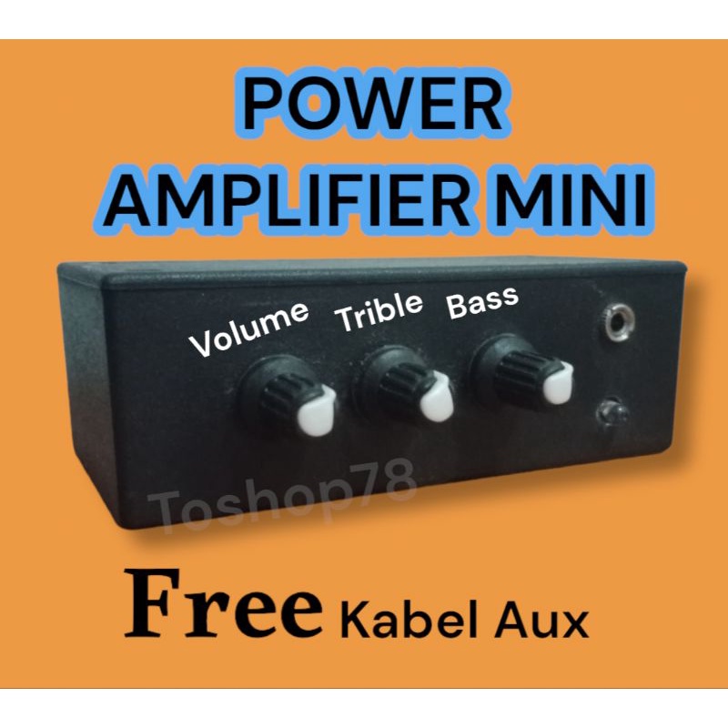 Jual Hamada88 power amplifier mini extra bass hifi stereo 5 volt ...
