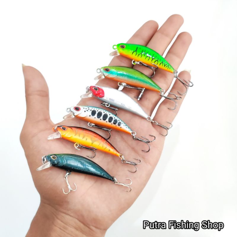 Jual Umpan Minnow Lure Factory DW63 50s Sinking - Minow Fishing Lure ...