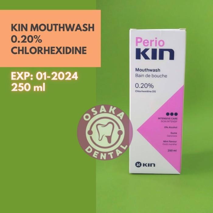 Jual Kin Mouthwash 0.20% Chlorhexidine (Obat Kumur Kin 250Ml) | Shopee ...