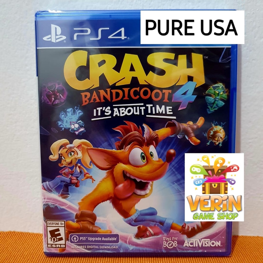 Jual PS4 Crash Bandicoot 4 It's About Time / Its It About Time | Shopee Indonesia