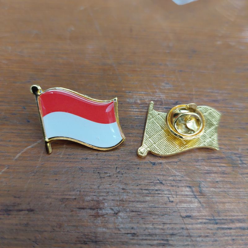 Jual Pin bendera Indonesia Pin bendera merah putih | Shopee Indonesia