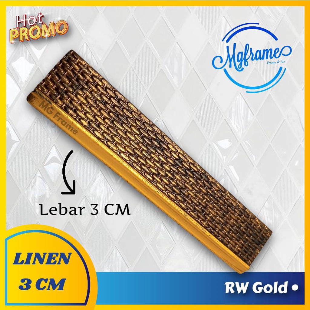 Jual BATANGAN LINEN 3 CM per 1meter/BATANGAN PANEL/BATANGAN PIGURA ...