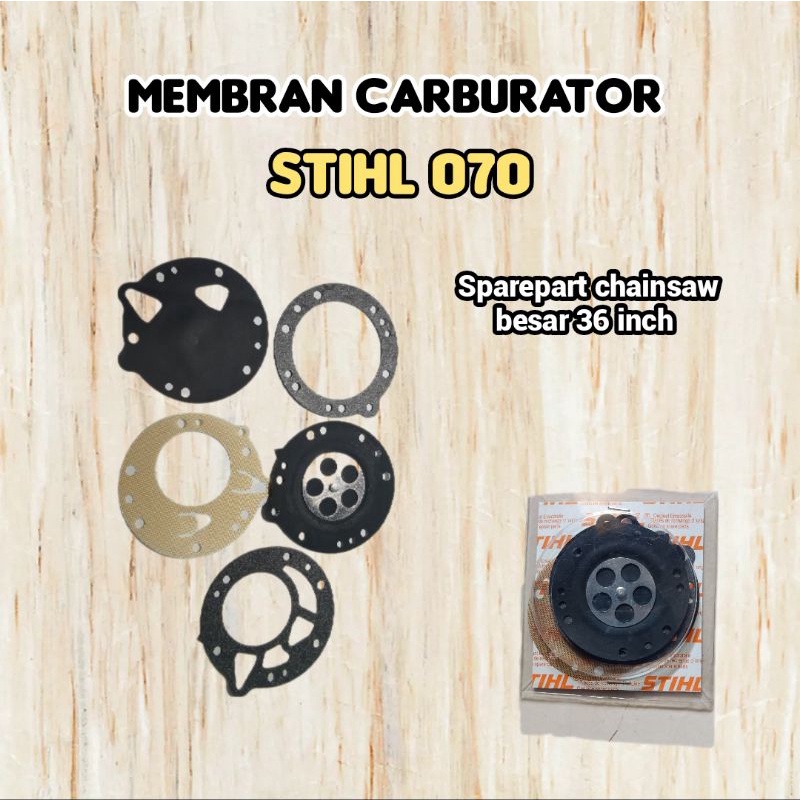 Jual 5 pcs membran karburator senso STIL 070 (MS070) chainsaw STIHL ...