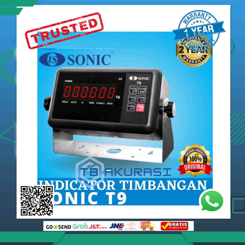 Jual Indicator Timbangan Digital Lantai Industri SONIC T9 | Shopee ...