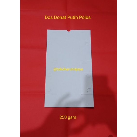 Jual Dos Donat Putih Polos (Tebal 250 gsm/Harga Per Lembar) | Shopee ...